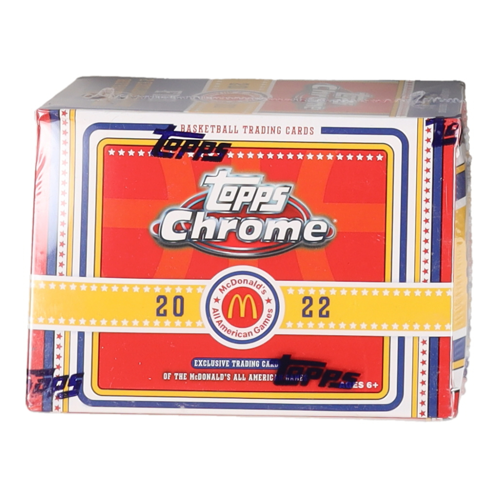 2022 Topps McDonald's All American Chrome Basketball Hobby Box ...