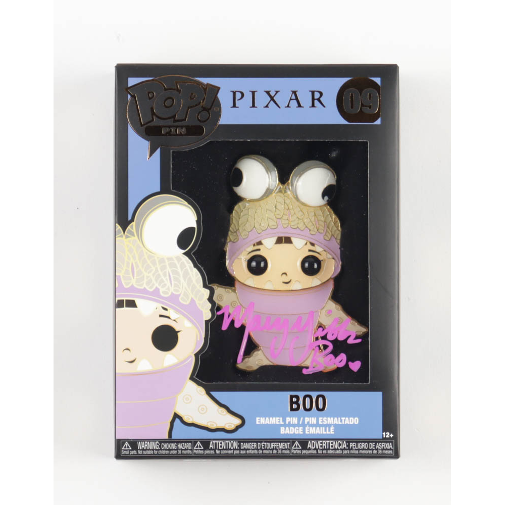 Mary Gibbs Signed "Monsters Inc." #09 Boo Funko Pop! Pin Inscribed "Boo ...