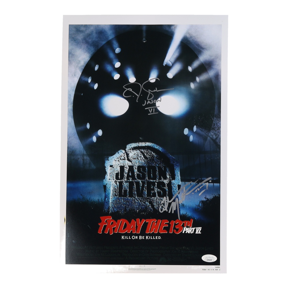 C.J. Graham & Thom Matthews Signed "Friday the 13th" 11x17 Photo ...