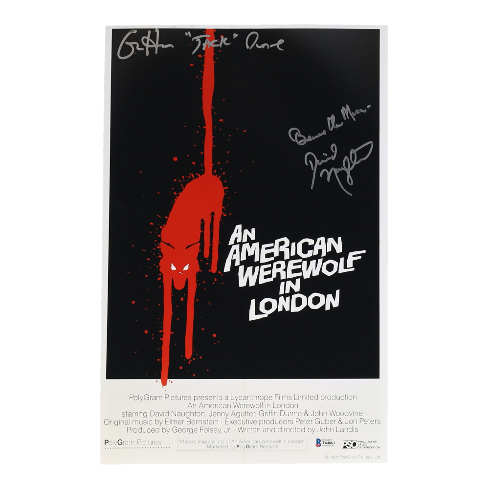 David Naughton & Griffin Dunne Signed "An American Werewolf in London ...