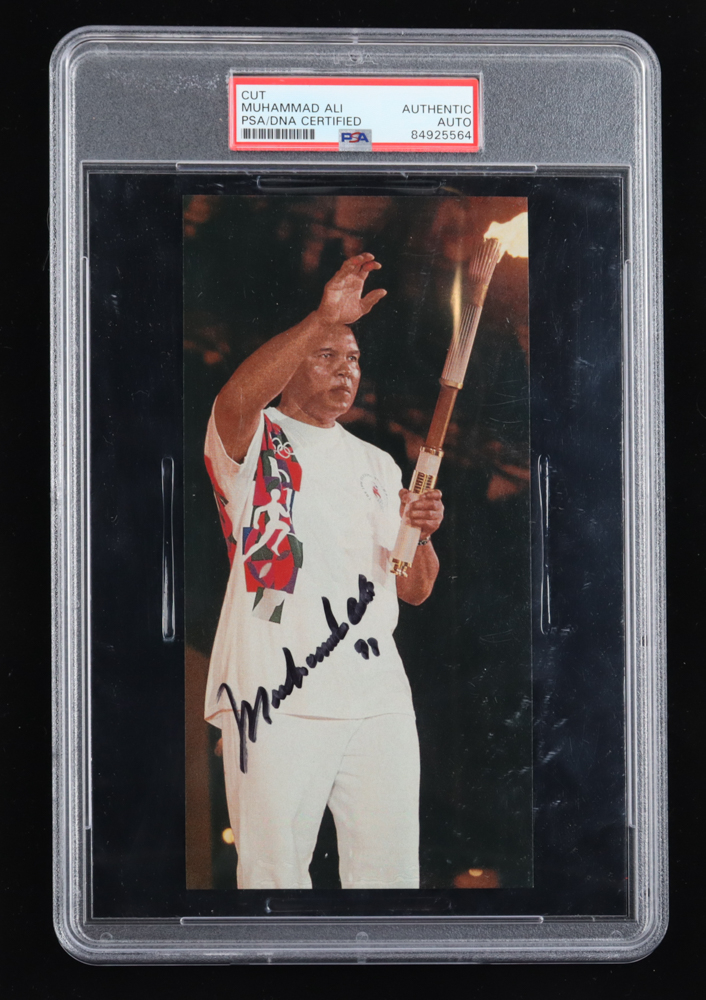Muhammad Ali Signed Encapsulated Photo (PSA) | Pristine Auction