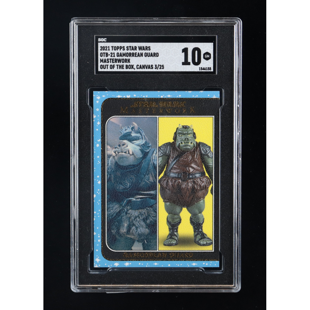 Gamorrean Guard 2021 Topps Star Wars Masterwork Out of the Box Canvas # ...