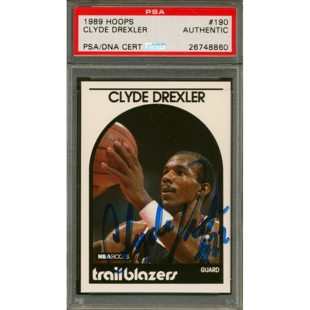 Clyde Drexler 1989-90 Hoops #190 (PSA) | Pristine Auction