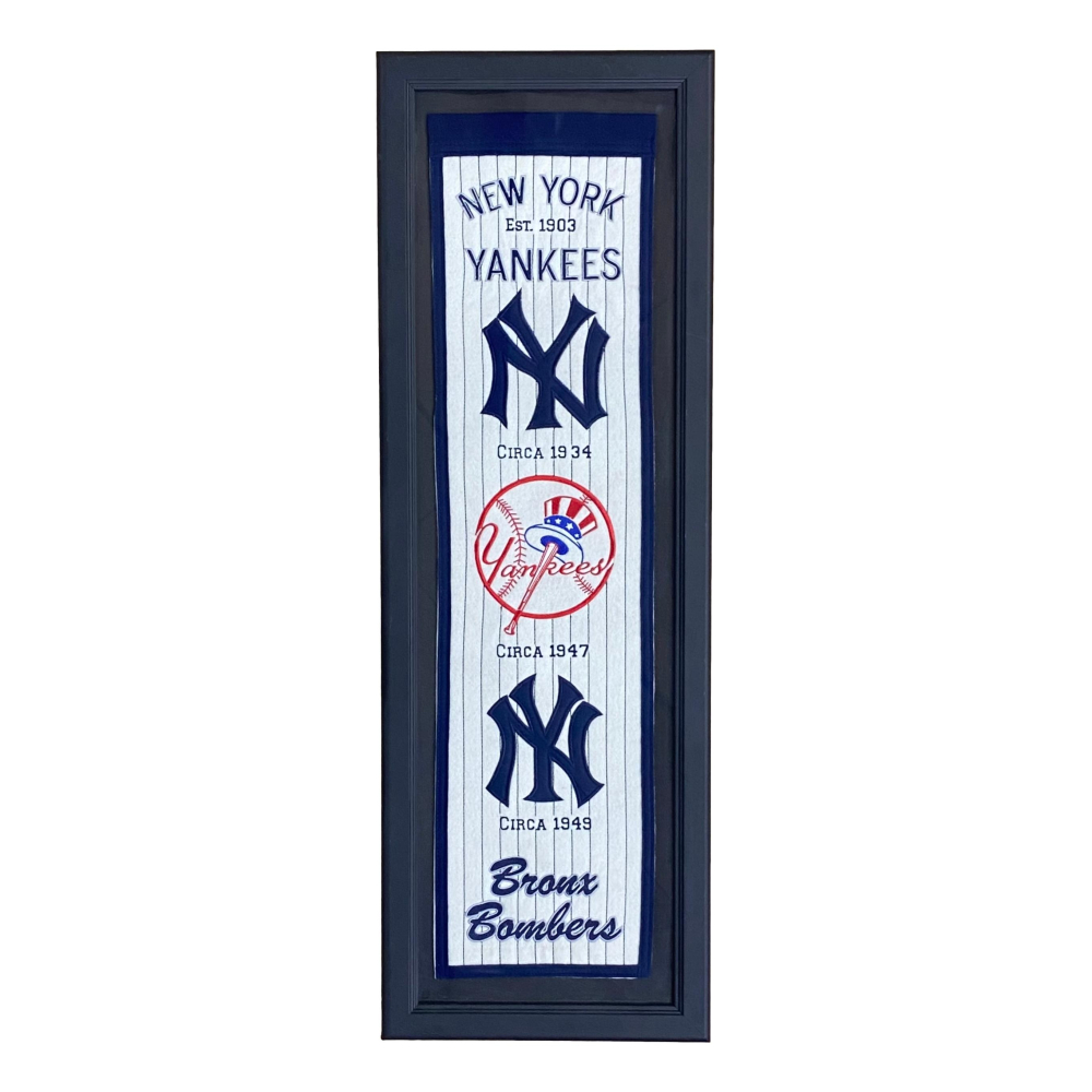 Yankees Custom Framed Heritage Banner | Pristine Auction