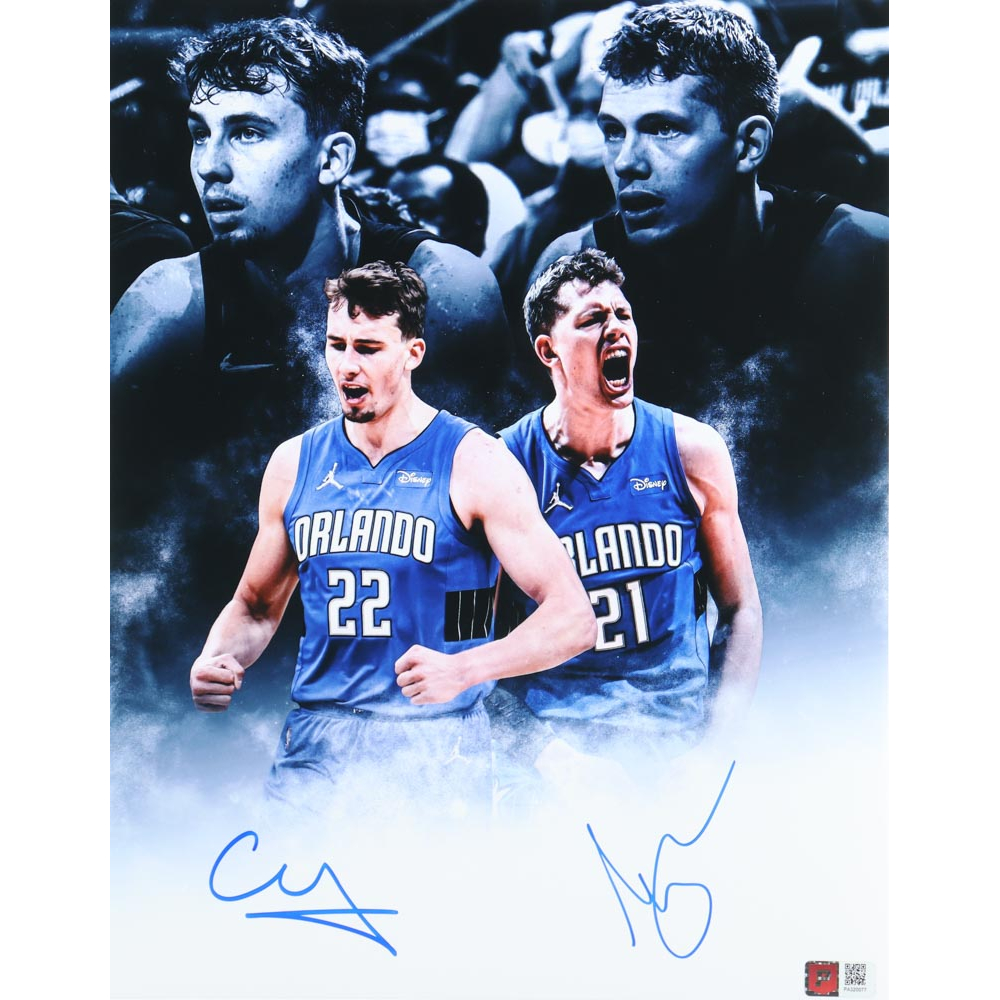 Franz Wagner & Moritz Wagner Signed Magic 11x14 Photo (PA) | Pristine ...