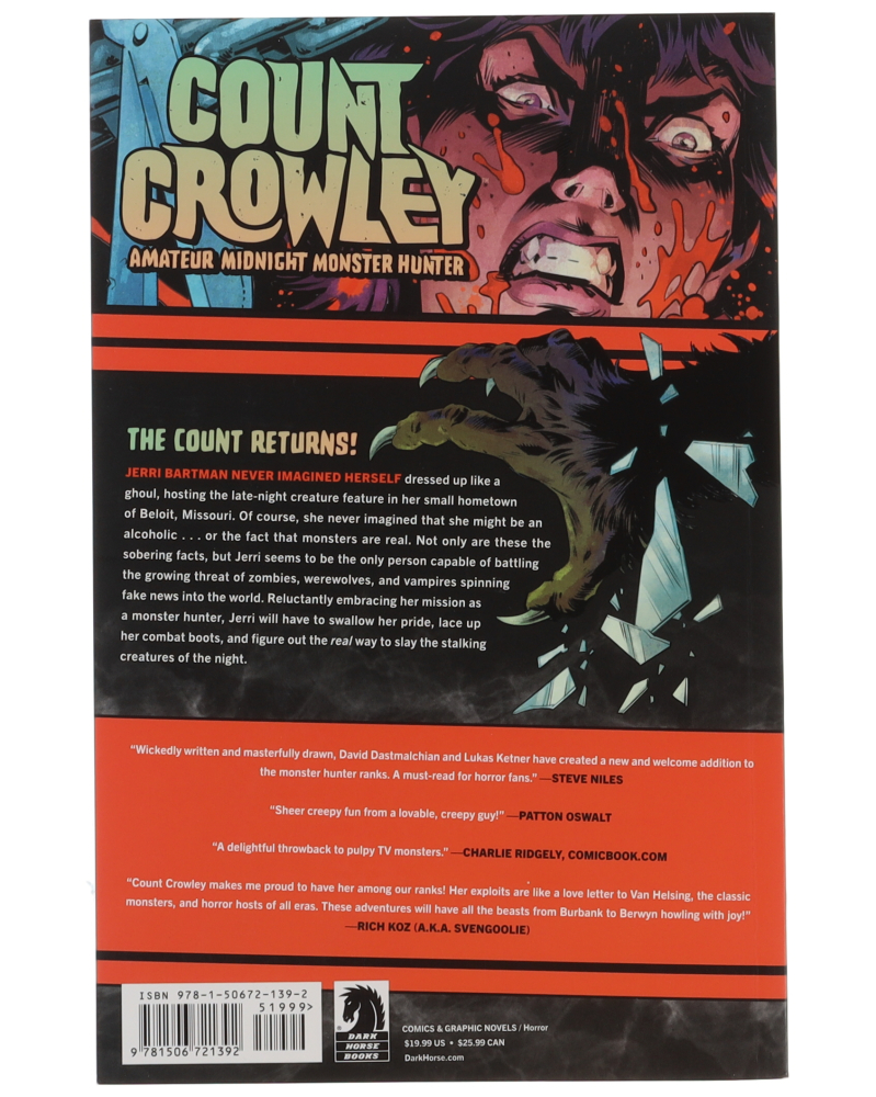 David Dastmalchian Signed 2023 "Count Crowley Amateur Midnight Monster ...