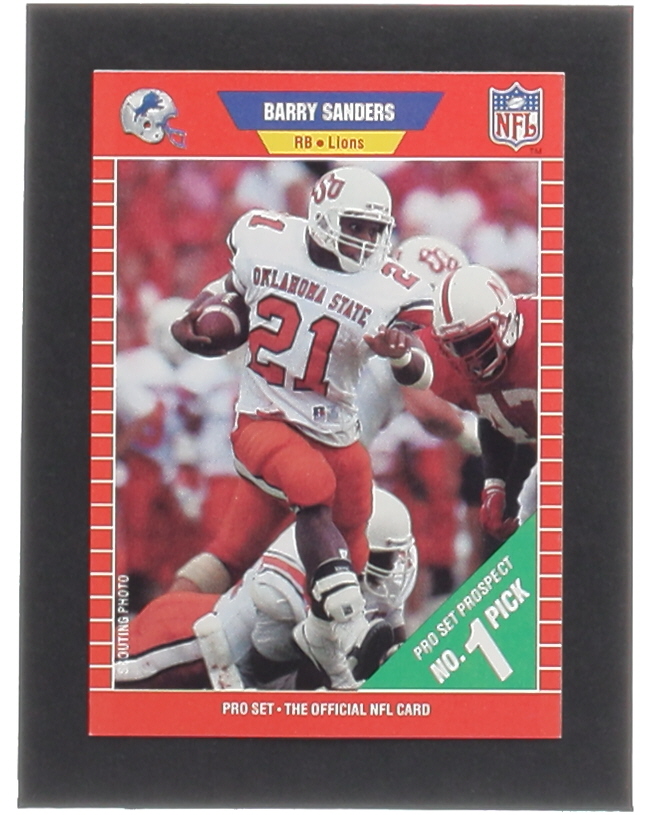 Barry Sanders 1989 Pro Set #494 RC | Pristine Auction