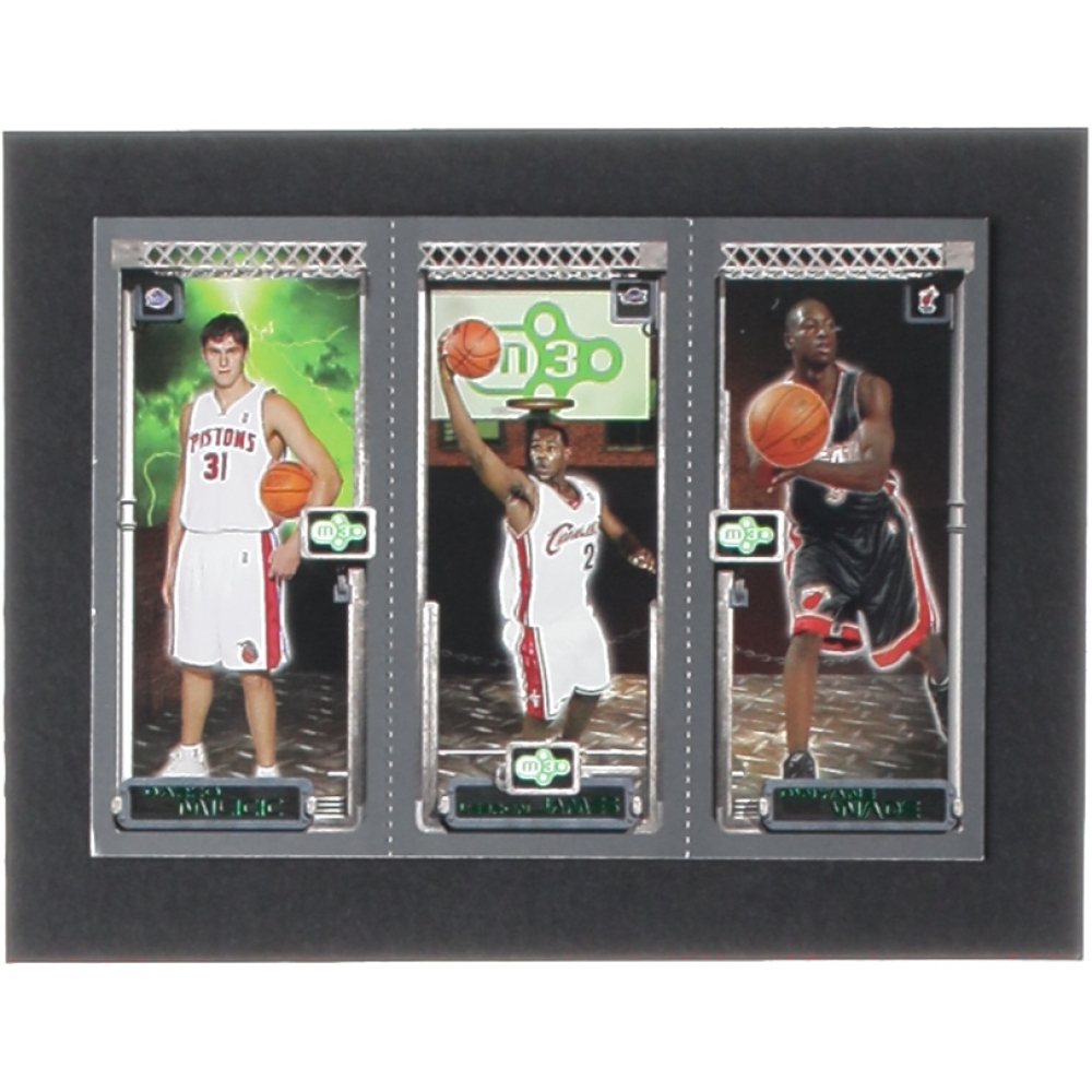 Darko Milicic / LeBron James / Dwyane Wade 2003-04 Topps Rookie Matrix ...