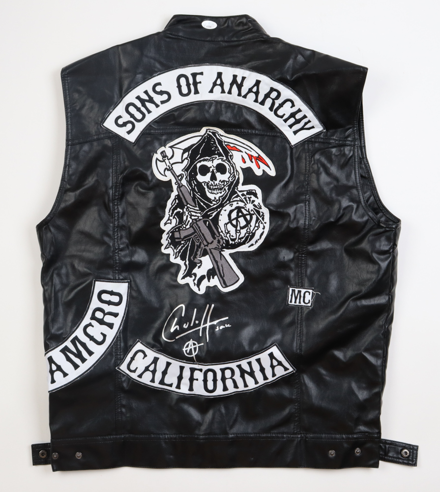 Charlie Hunnam Signed "Sons of Anarchy" Jacket Inscribed "Jax" (JSA ...