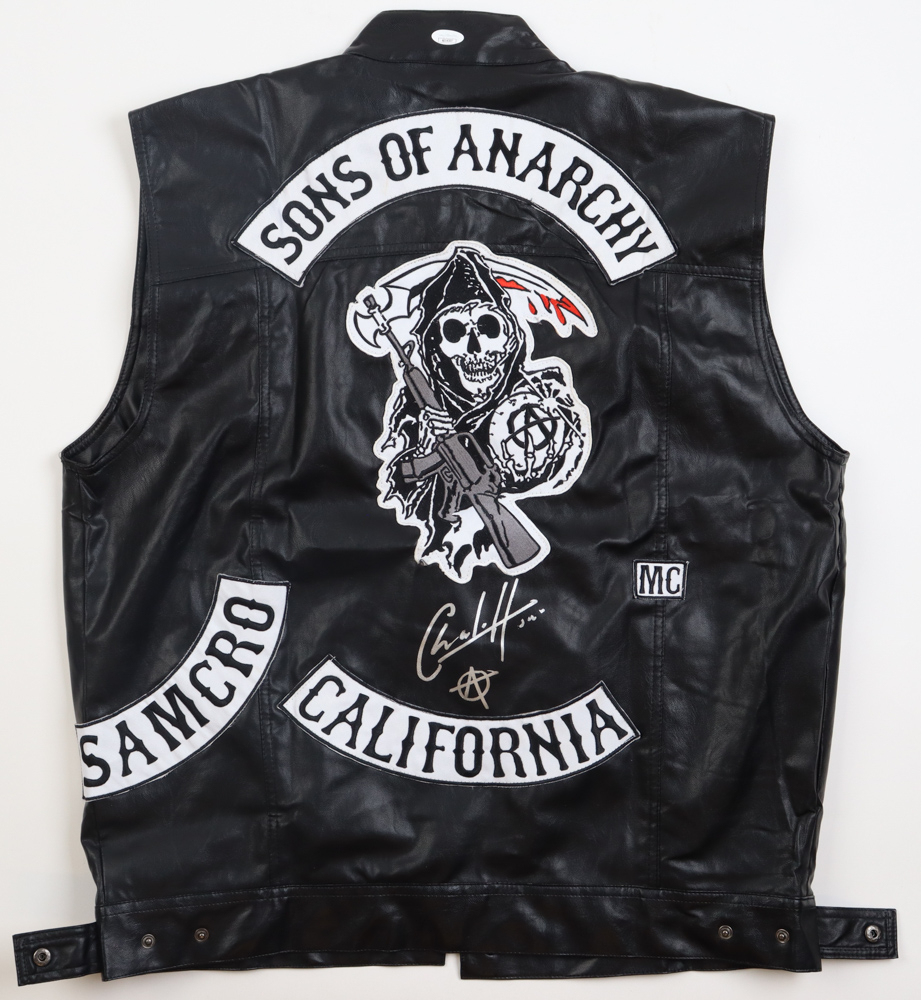 Charlie Hunnam Signed "Sons of Anarchy" Jacket Inscribed "Jax" (JSA ...