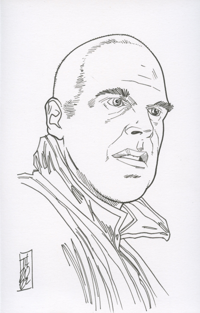 Jim Hopper | Stranger Things - Signed ORIGINAL Drawing by Tom Hodges (1 ...