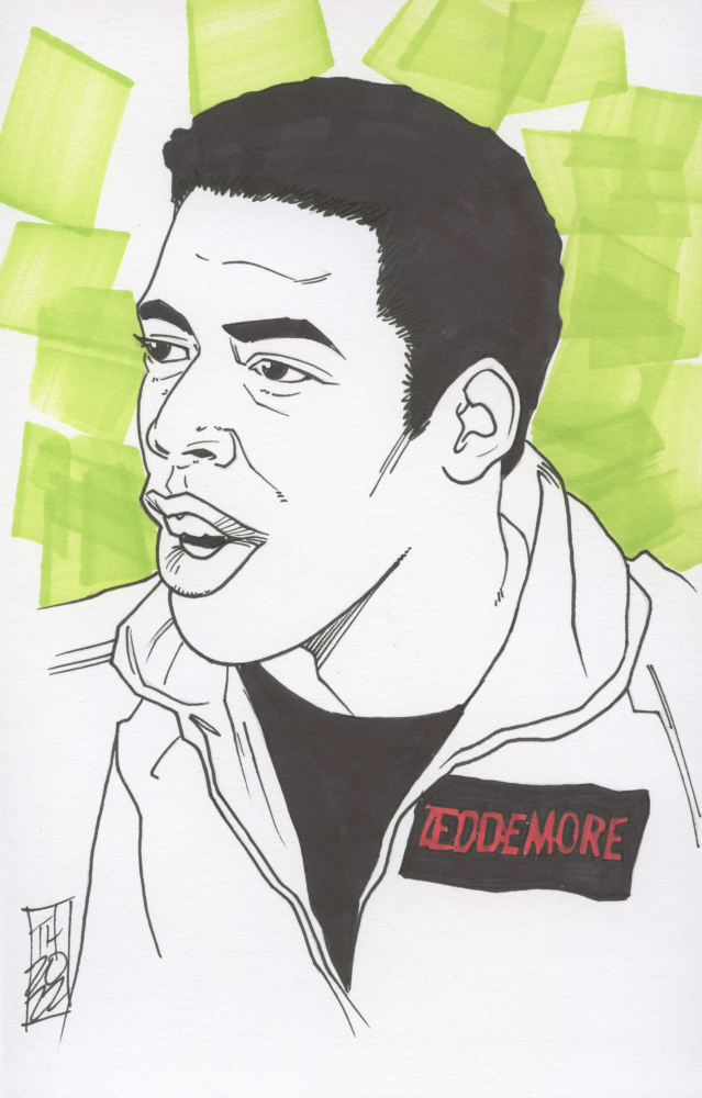 Winston Zeddemore | Ghostbusters - Signed ORIGINAL Drawing by Tom ...