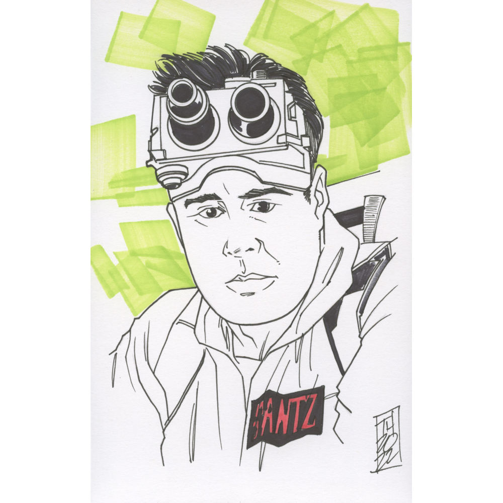 Dr. Raymond Stantz | Ghostbusters - Signed ORIGINAL Drawing by Tom ...