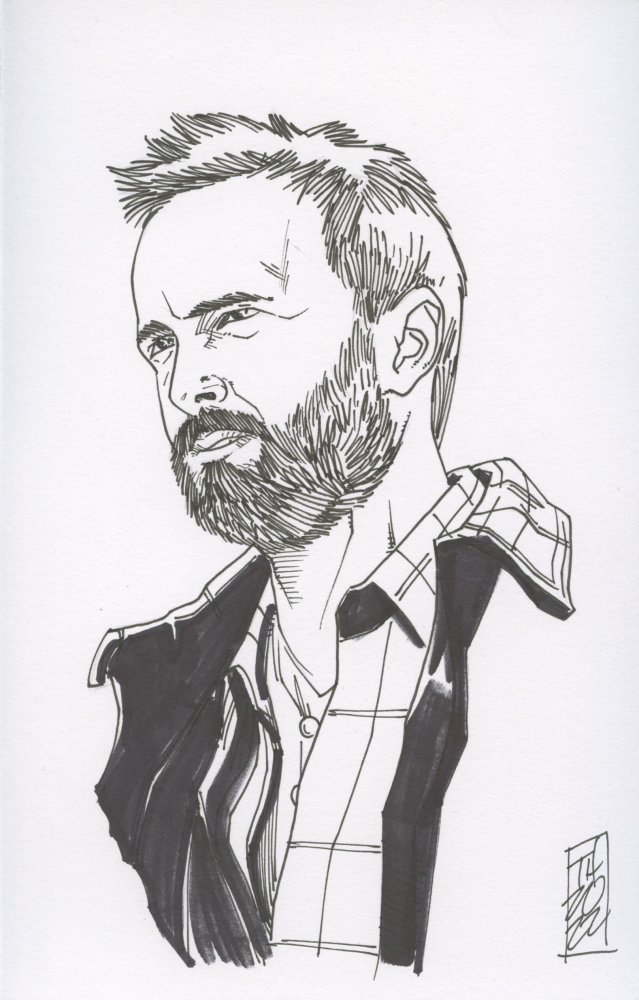 Jesse Pinkman | Breaking Bad - Signed ORIGINAL Drawing by Tom Hodges (1 ...