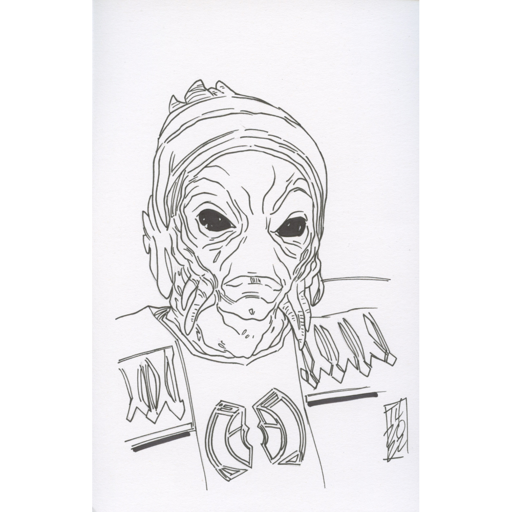 Pyke Boss | Star Wars - Signed ORIGINAL Drawing by Tom Hodges (1/1 ...