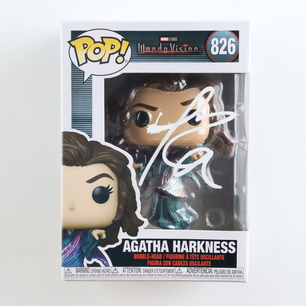 Kathryn Hahn Signed "Wanda Vision" Agatha Harkness #826 Funko Pop ...