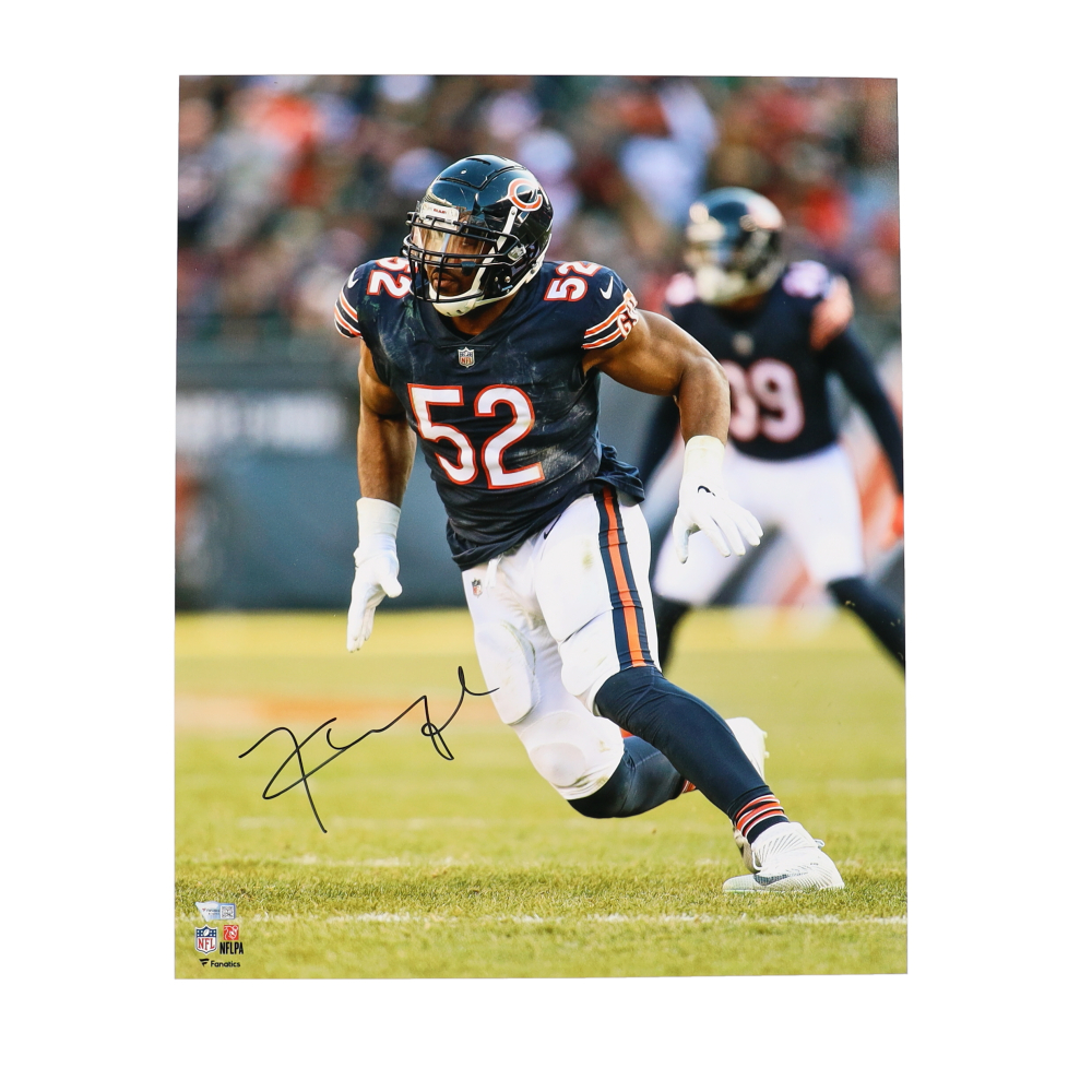 Khalil Mack Signed Bears 16x20 Photo (Fanatics) | Pristine Auction