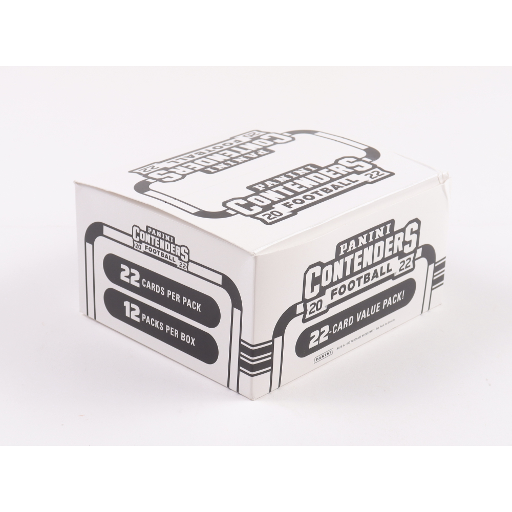 2022 Panini Contenders Football Jumbo Value Pack Box with (12) Packs ...