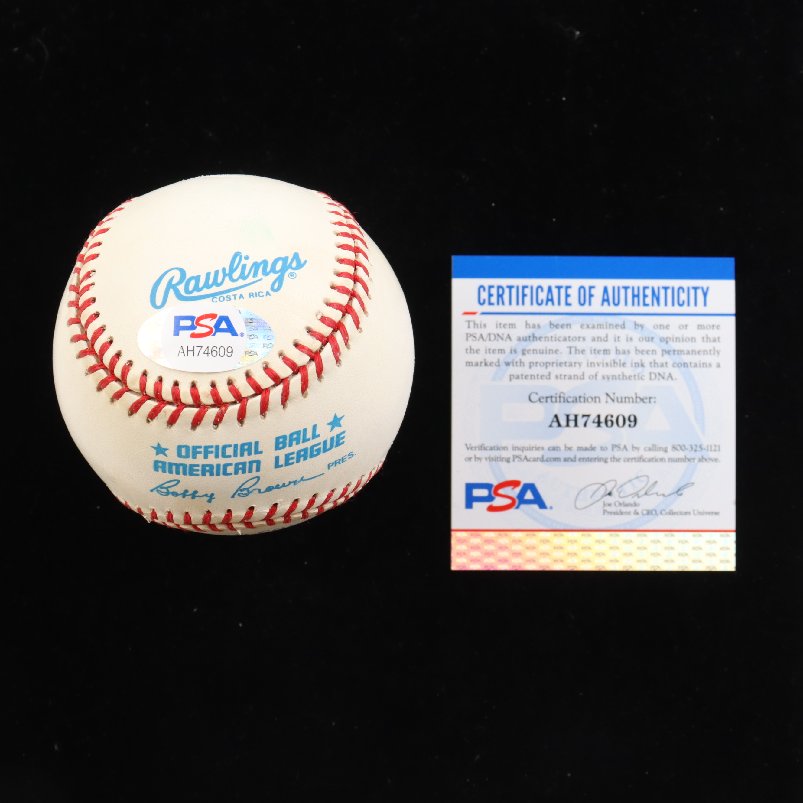 Rollie Fingers Signed OAL Baseball With Display Case (PSA) | Pristine ...