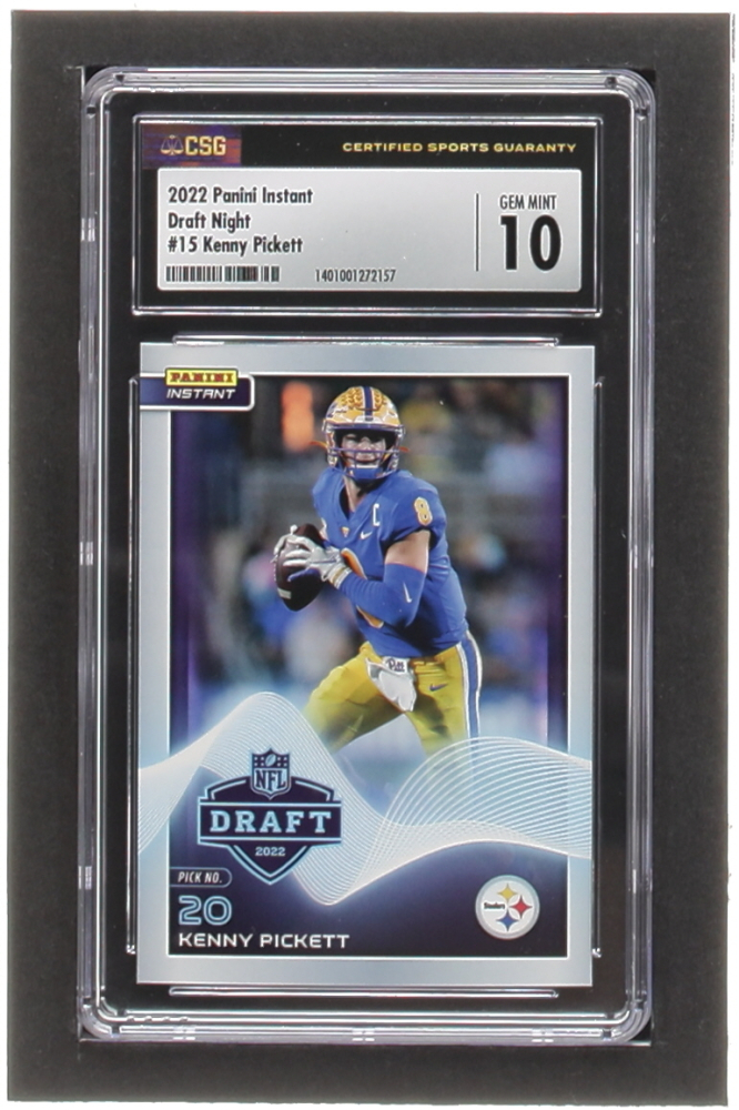 Kenny Pickett 2022 Panini Instant Draft Night #15 (CSG 10) | Pristine ...