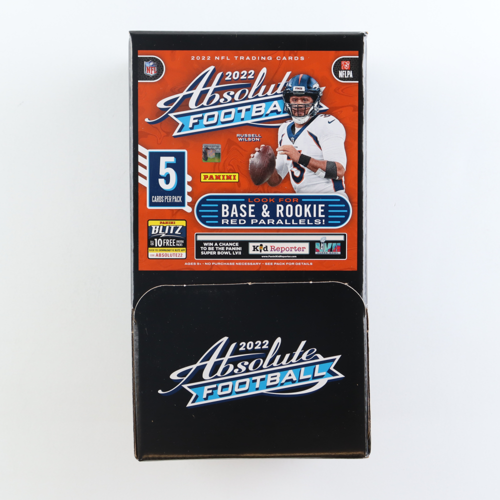 2022 Panini Absolute Football Gravity Feed Box with (48) Packs ...