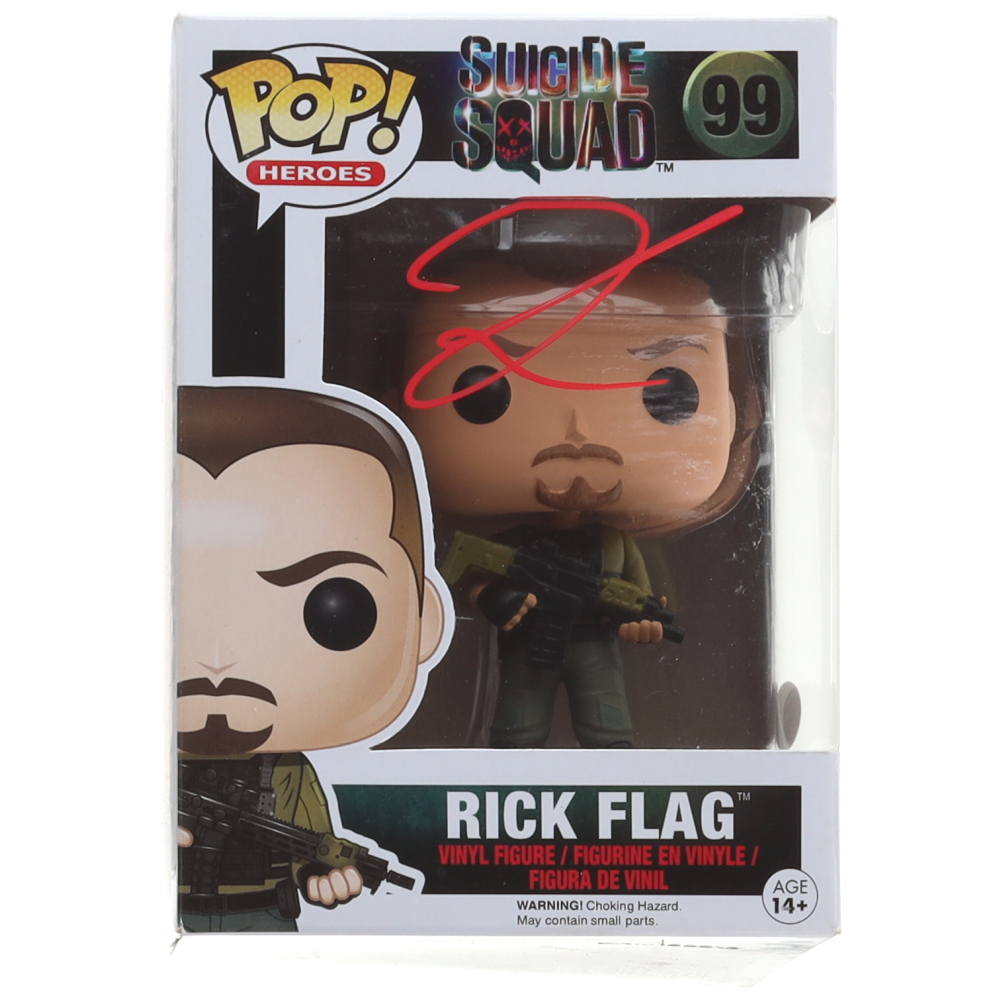 Joel Kinnaman Signed "The Suicide Squad" #99 Rick Flag Funko Pop! Vinyl ...