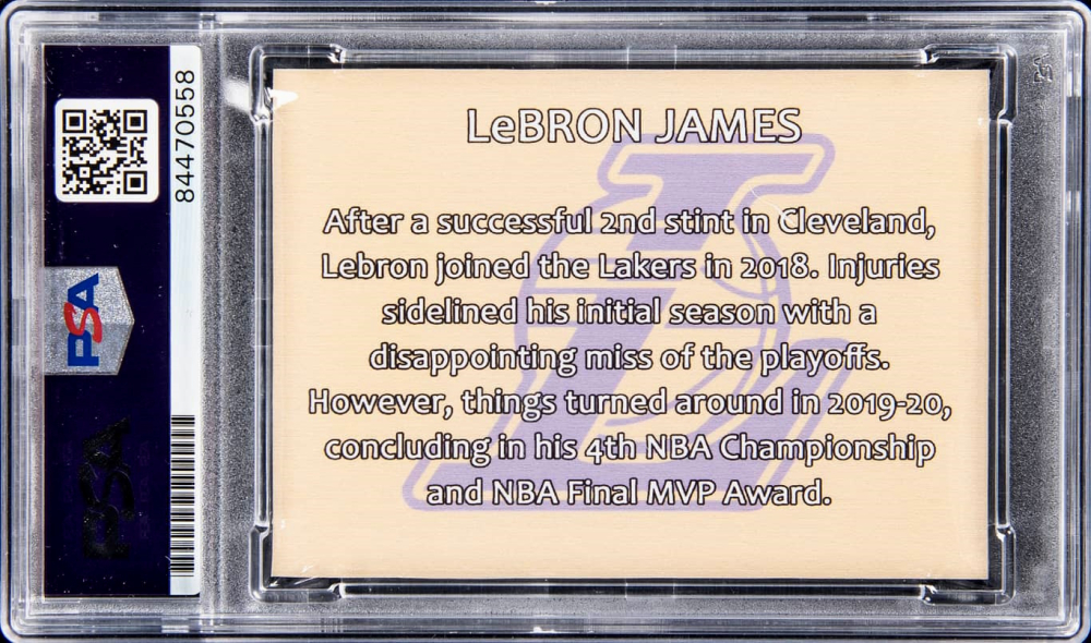 LeBron James Signed Cut (PSA & UDA) | Pristine Auction LeBron James Signed Cut (PSA & UDA) | Pristine Auction