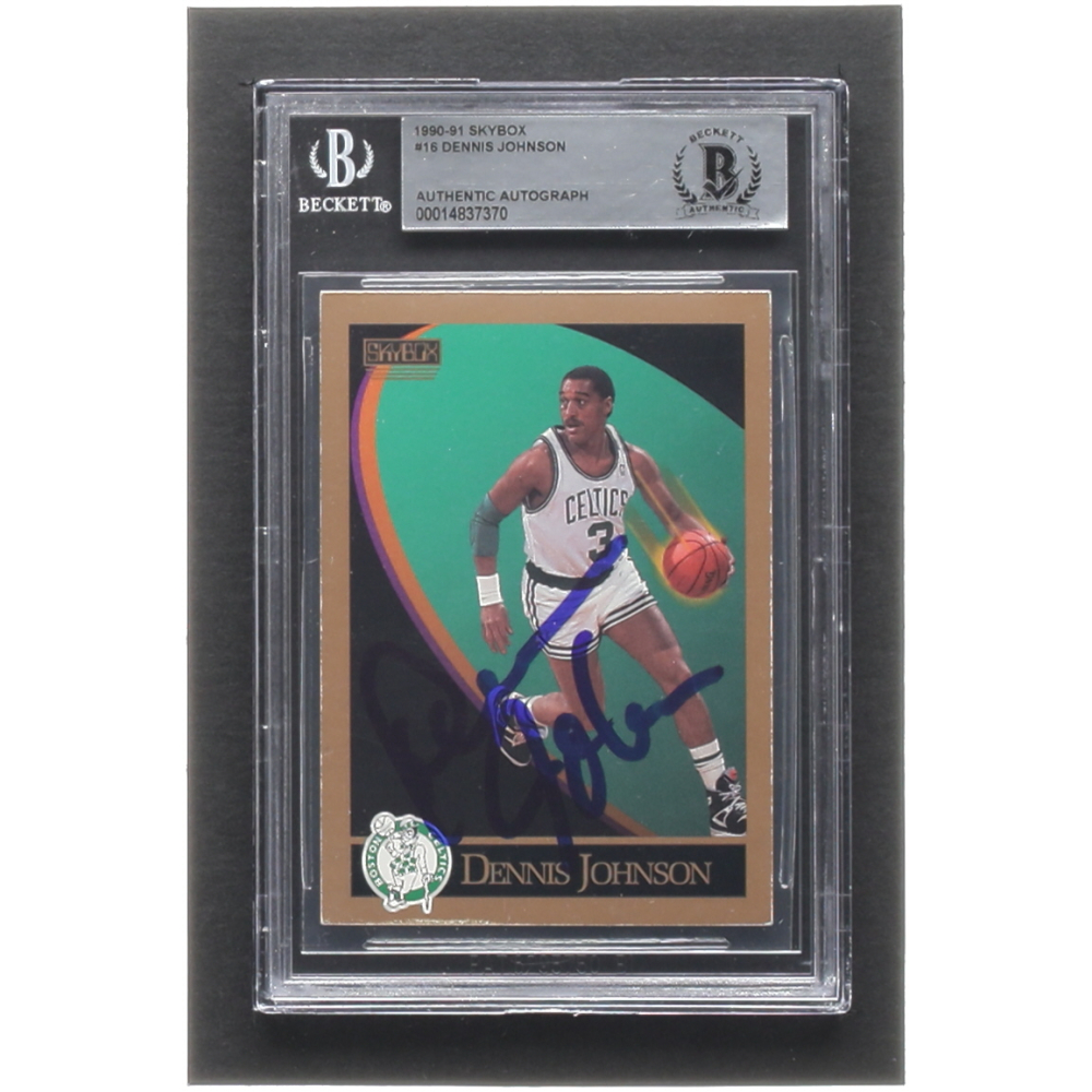 Dennis Johnson Signed 1990-91 SkyBox #16 SP (BGS) | Pristine Auction