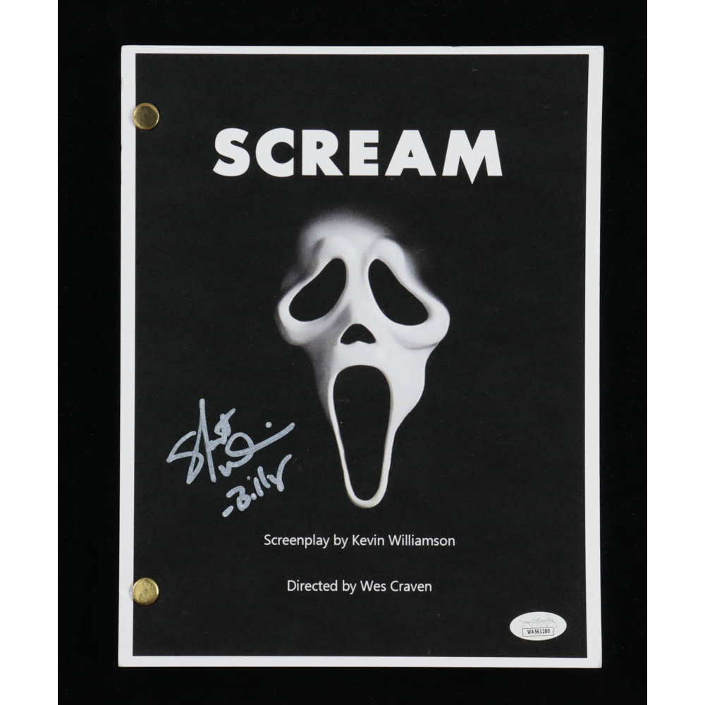 Skeet Ulrich Signed "Scream" Movie Script Inscribed "-Billy" (JSA ...
