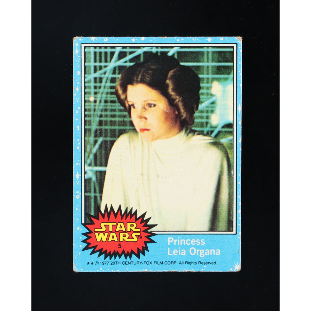 1977 O-Pee-Chee Star Wars Princess Leia Organa #5 | Pristine Auction