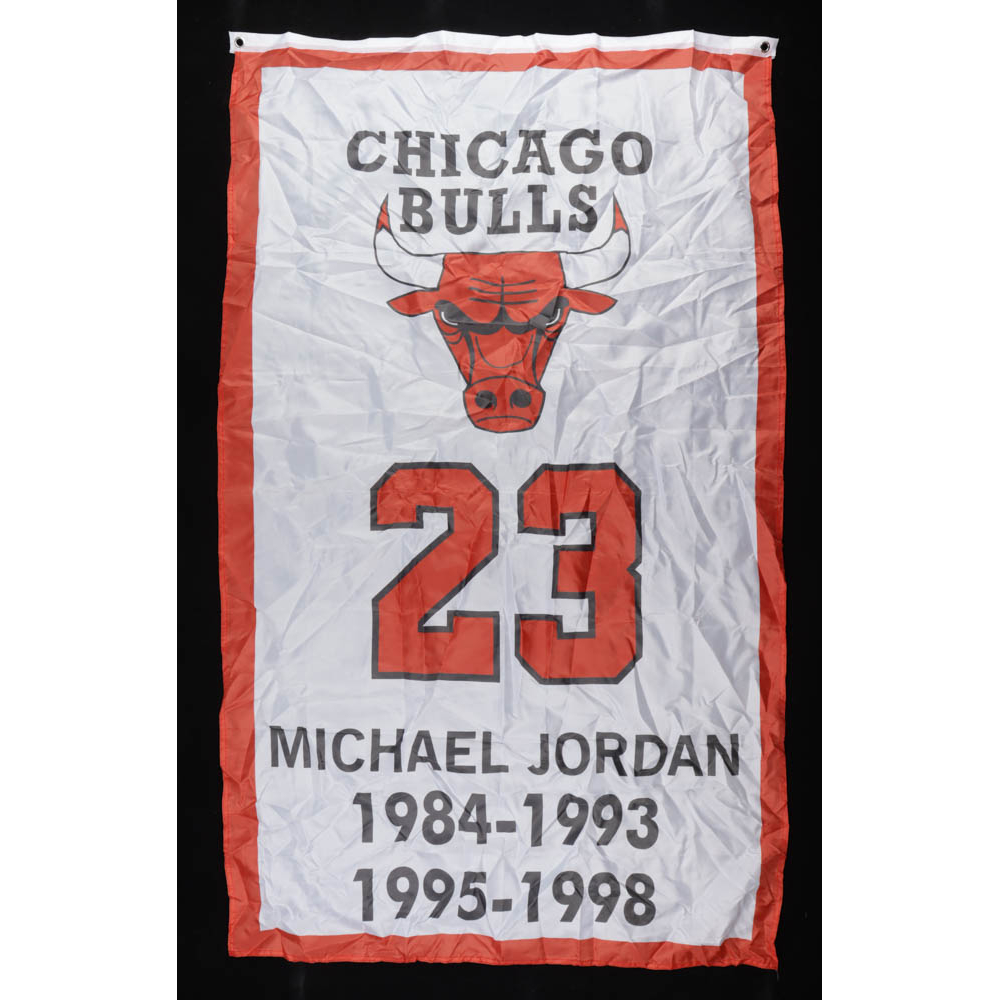 Michael Jordan Bulls 34x58 Banner | Pristine Auction