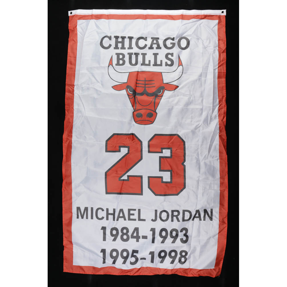 Michael Jordan Bulls 34x58 Banner | Pristine Auction
