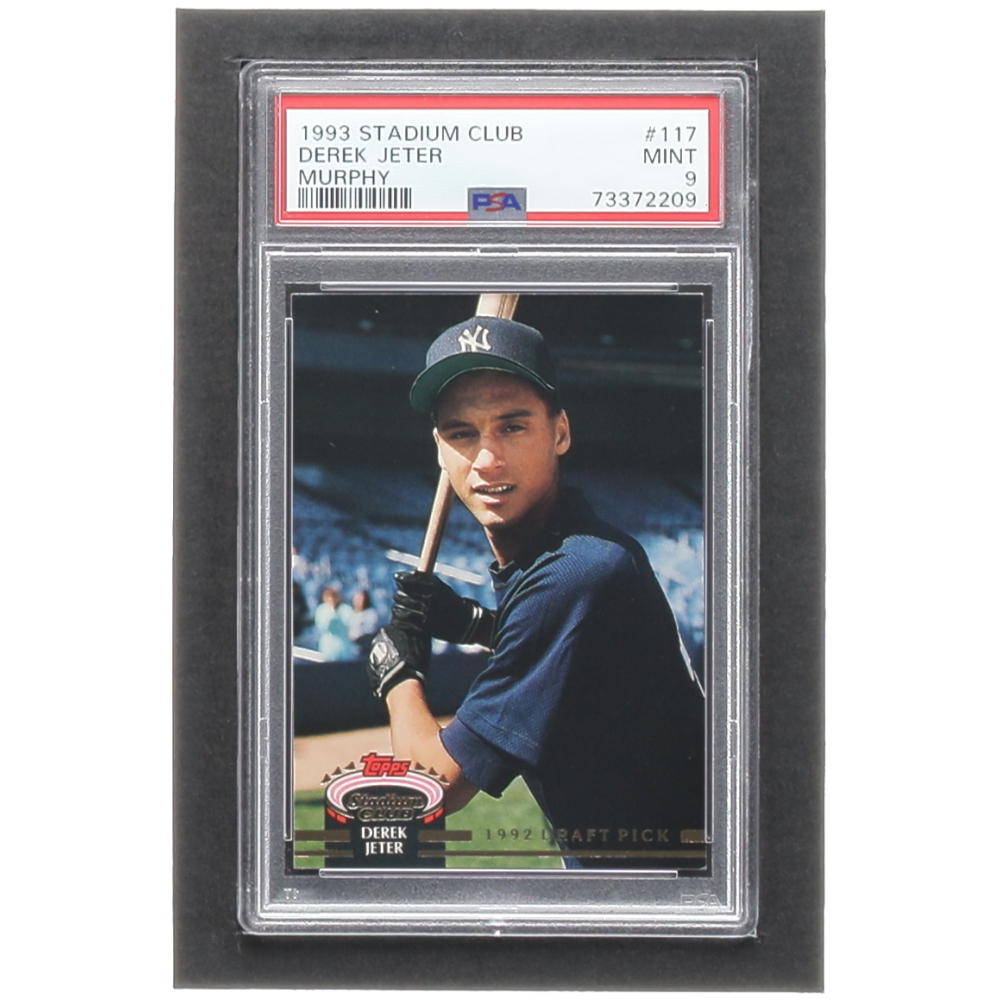 Derek Jeter 1993 Stadium Club Murphy #117 RC (PSA 9) | Pristine Auction