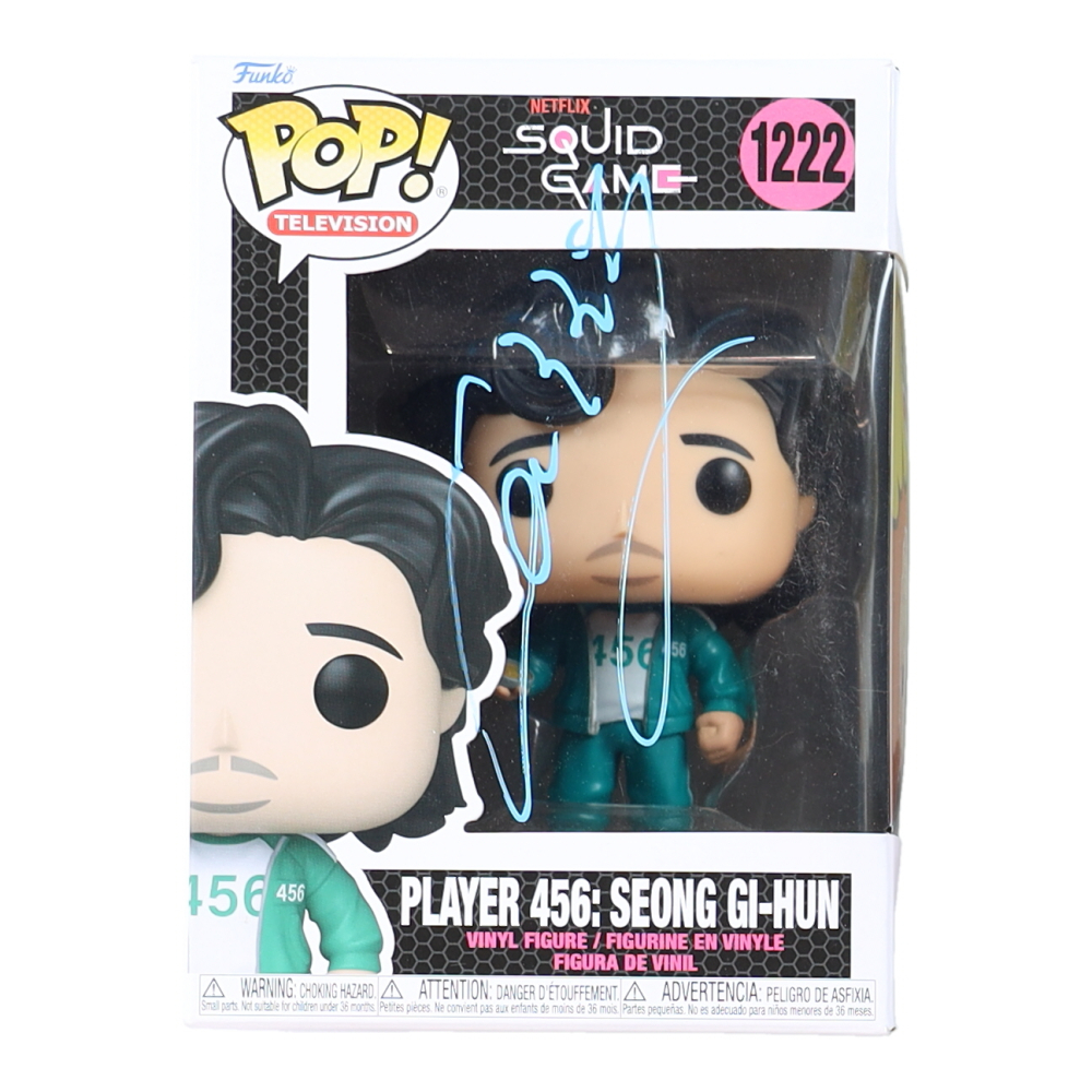 Park Hae-Soo Signed "Squid Game" #1222 Player 456: Seong Gi-Hun Funko ...