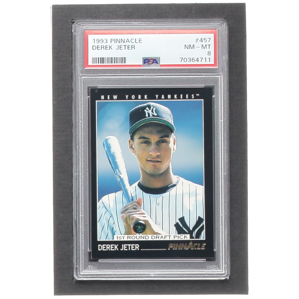 Derek Jeter 1993 Pinnacle #457 RC (PSA 8) | Pristine Auction