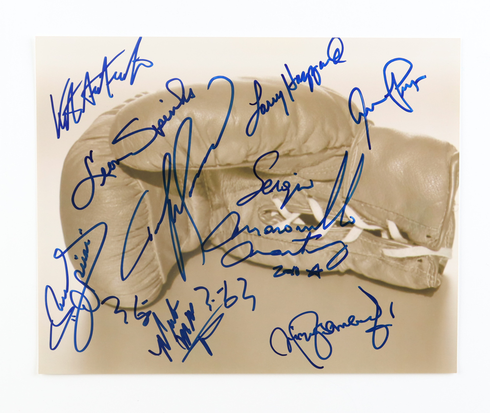 Boxing Legends Multi-Signed 8x10 Photo With (9) Signatures Including ...