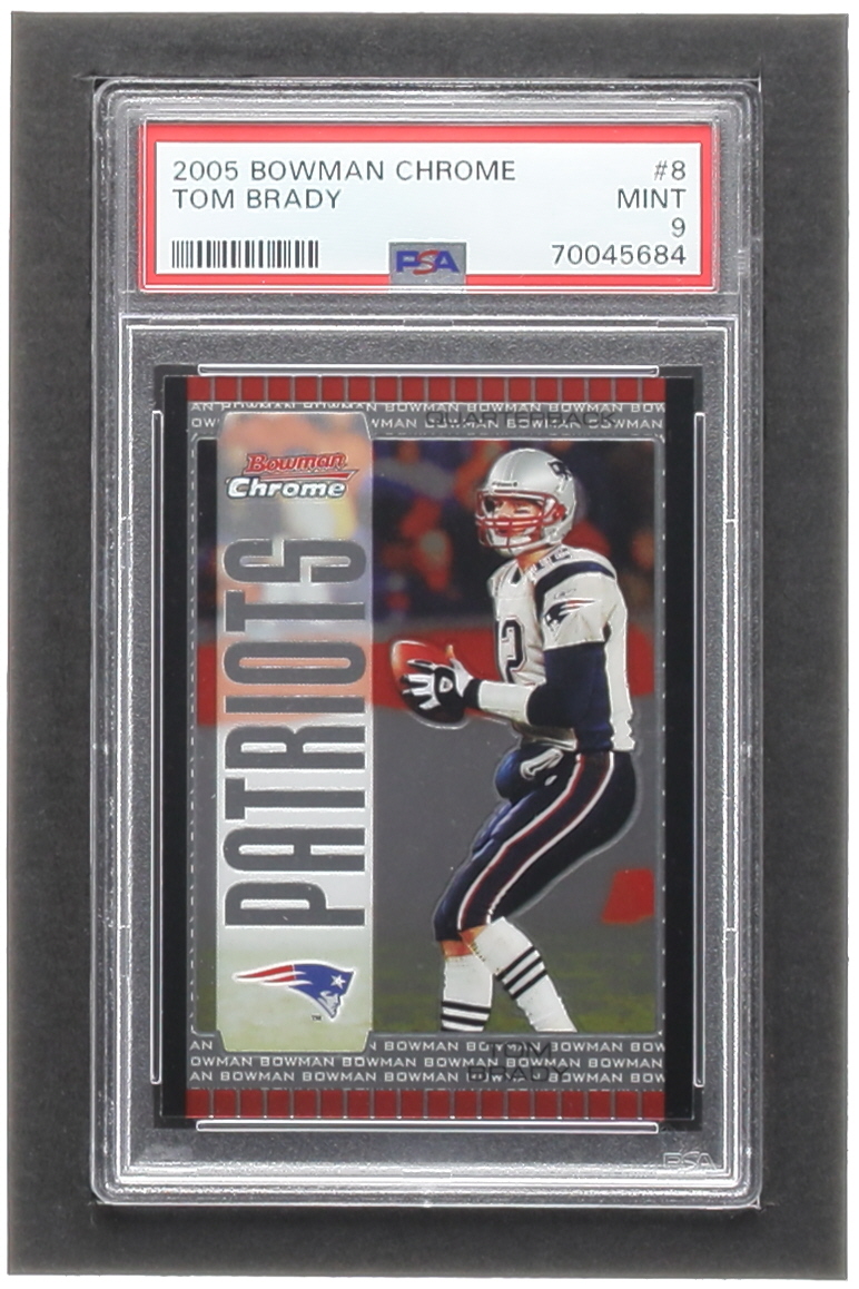 Tom Brady 2005 Bowman Chrome #8 (PSA 9) | Pristine Auction