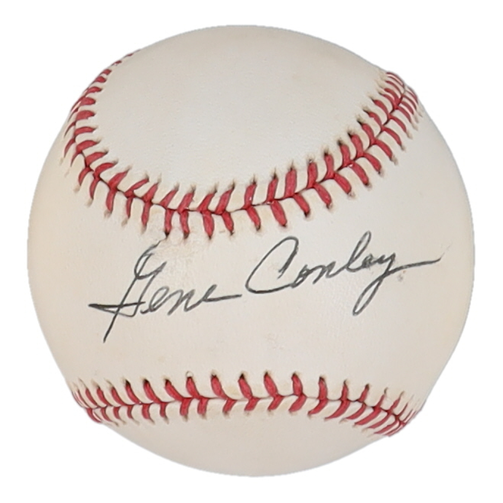 Gene Conley Signed ONL Baseball (Beckett) | Pristine Auction