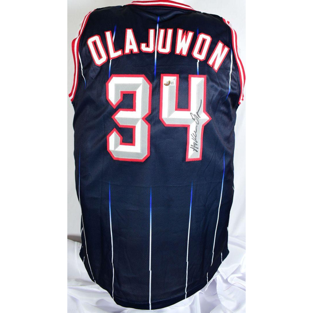 Hakeem Olajuwon Signed Jersey (Beckett) | Pristine Auction