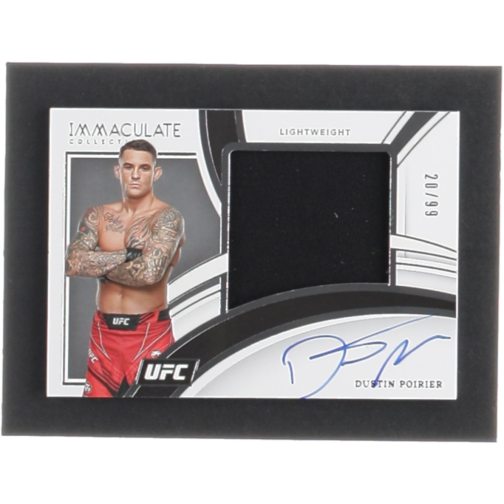 Dustin Poirier 2022 Immaculate Collection UFC Premium Memorabilia ...