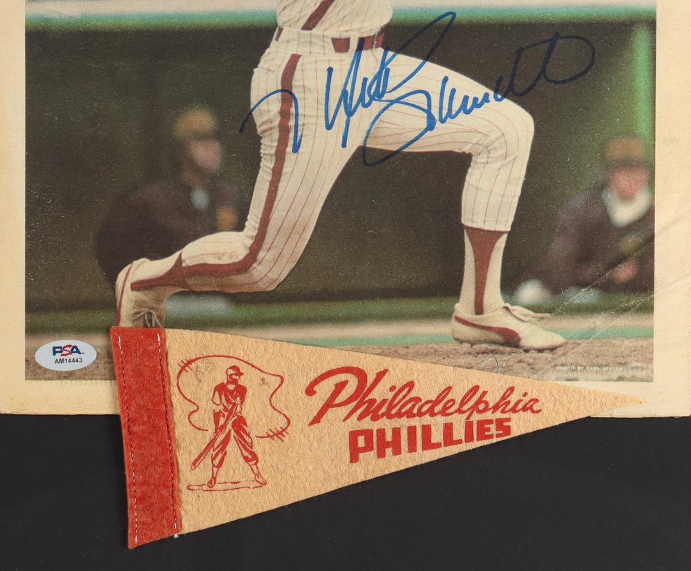 Mike Schmidt Signed Custom Framed "The Sporting News" Newspaper with ...