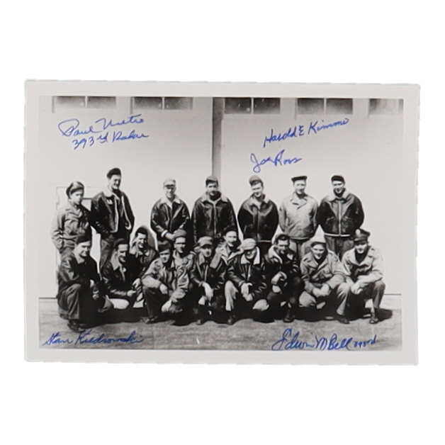 509th Composite Group 5x7 Photo Signed by (5) with Edwin Bell, Stan ...
