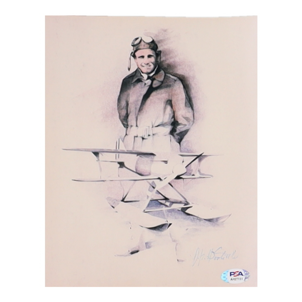 Jimmy Doolittle Signed 7.5x9.5 Print (PSA) | Pristine Auction