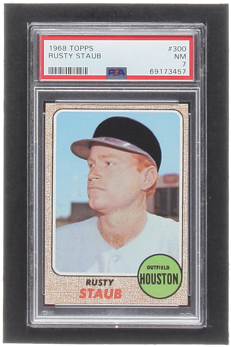 Rusty Staub 1968 Topps #300 (PSA 7) | Pristine Auction