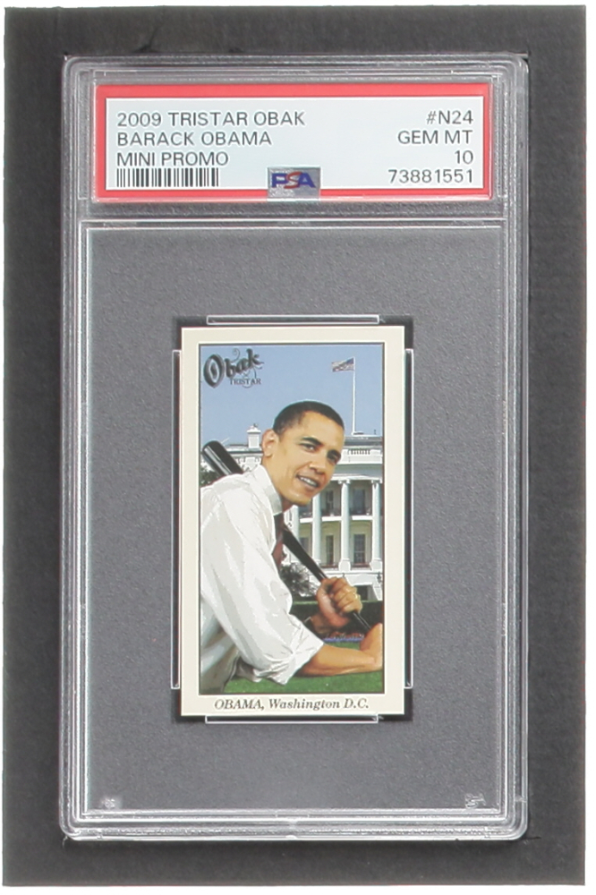 Barack Obama 2009 TRISTAR Obak National Convention Mini Promo #N24 (PSA ...