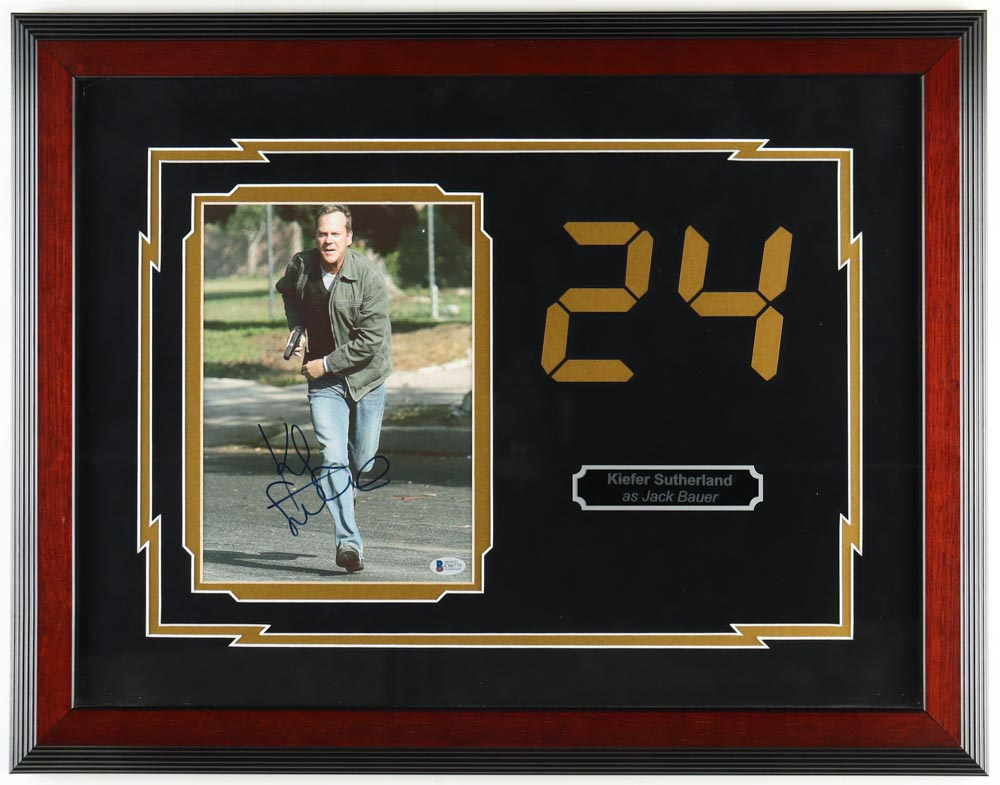 Kiefer Sutherland Signed "24" Custom Framed Photo (Beckett) | Pristine ...