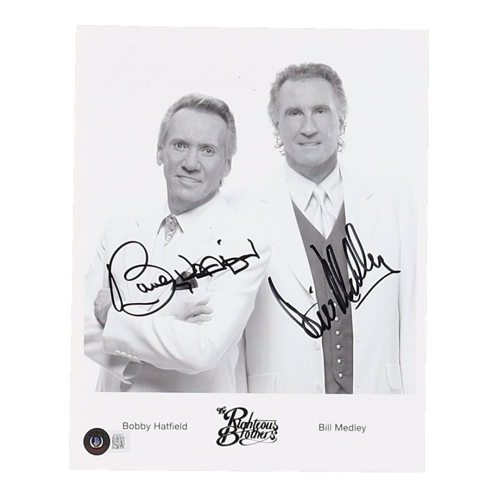 Bill Medley & Bobby Hatfield Signed "The Righteous Brothers" 8x10 Photo ...