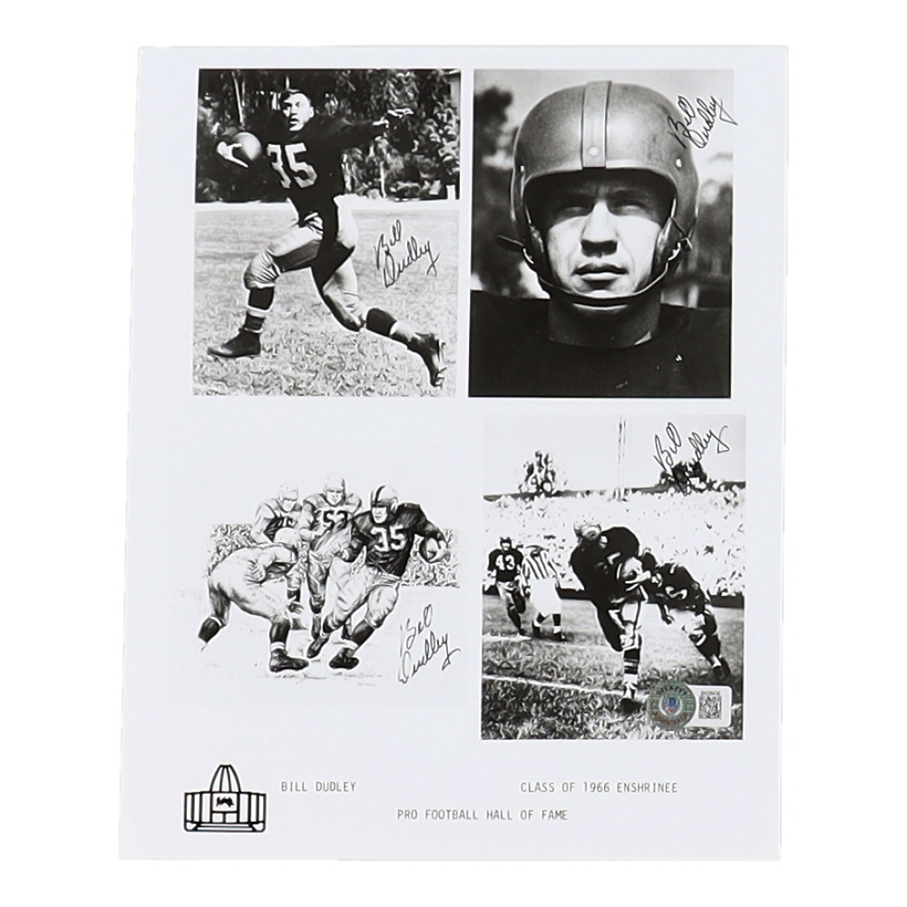 Bill Dudley Quadruple Signed Steelers 8x10 Photo (Beckett) | Pristine ...