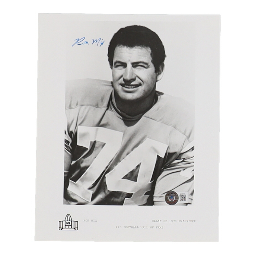 Ron Mix Signed Chargers 8x10 Photo (Beckett) | Pristine Auction