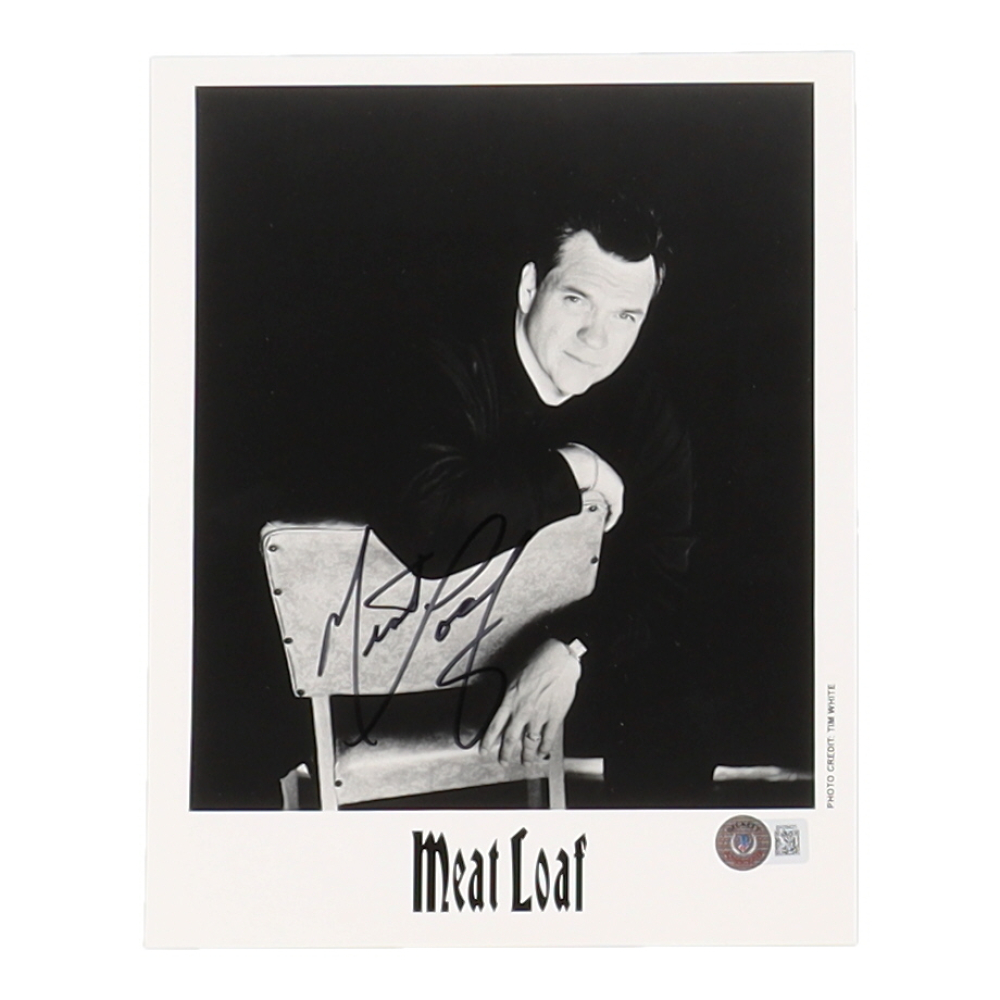 Meat Loaf Signed 8x10 Photo (Beckett) | Pristine Auction
